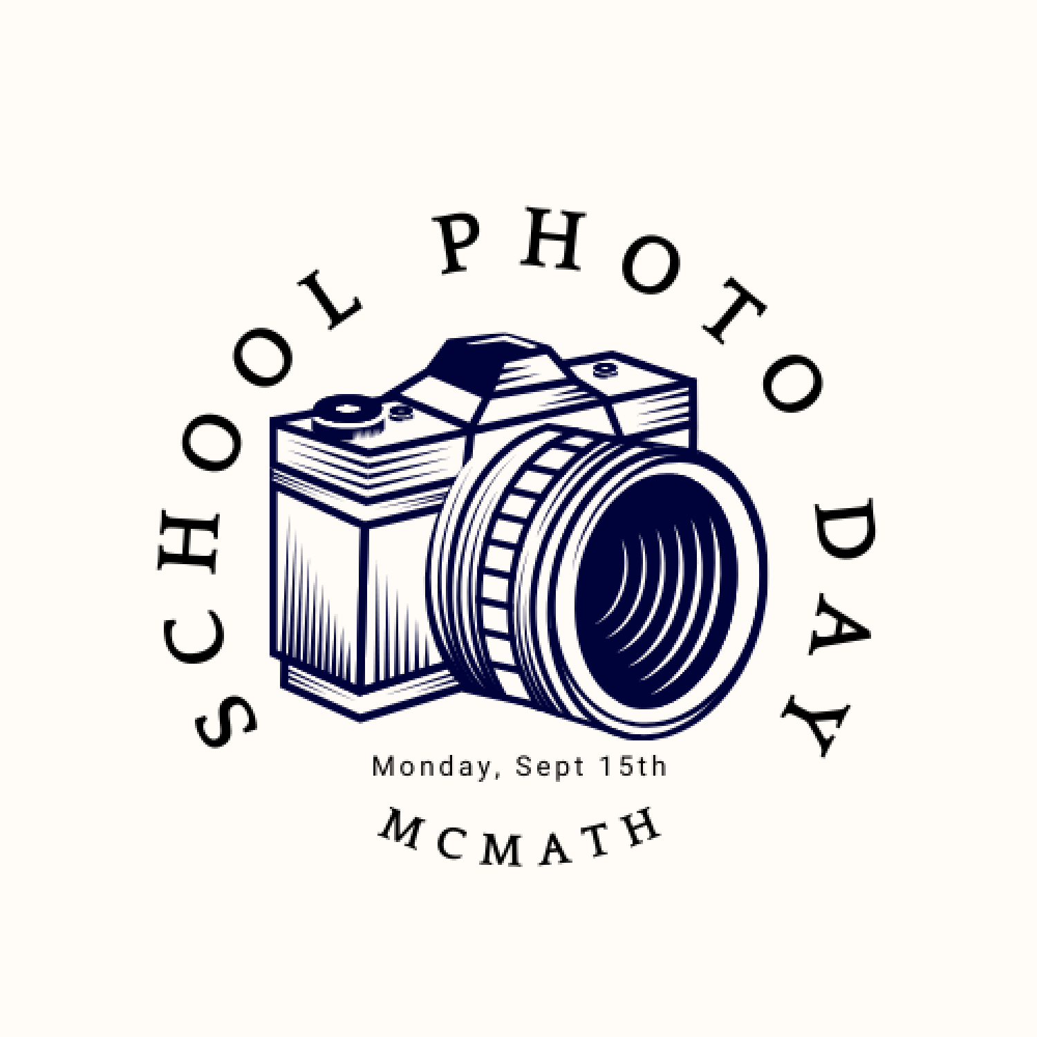 School Photo Day - Monday, September 15th | École Secondaire R.A. McMath Secondary School